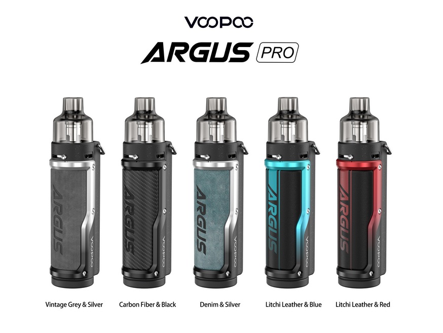 VooPoo Argus Pro Kit, pnp 5pk coils, pnp pod cartridge, internal battery